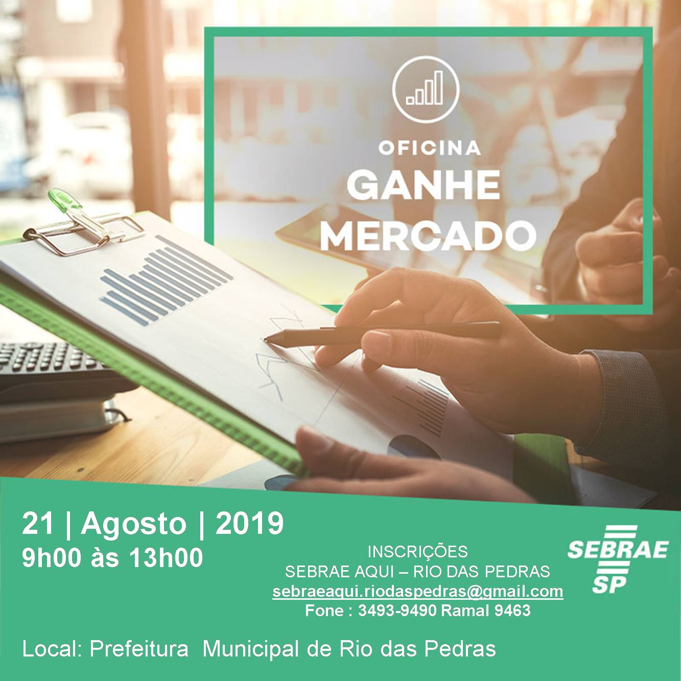 Oficina Ganhe Mercado | Associação Comercial e Industrial de Rio das Pedras